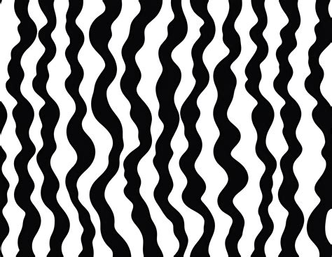 Abstract Black And White Wavy Pattern Free Download Ai Scribbles