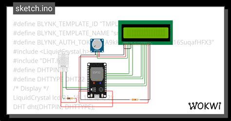 Dht22 Lcd Blynk Copy Iot Wokwi Esp32 Stm32 Arduino Simulator