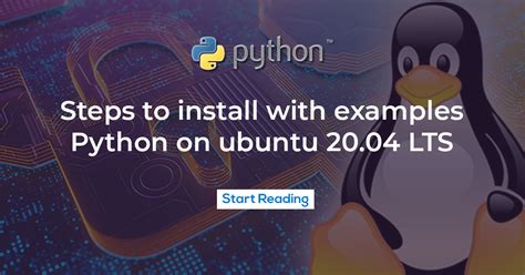 Steps To Install Python On Ubuntu 20 04