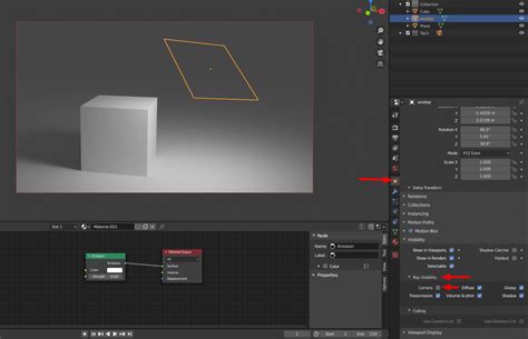 rendering - How do I hide an emitter plane while keeping it's emitted light visible in a cycles ...