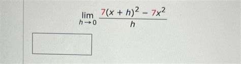 Solved Use Properties Of Limits And Algebraic Methods To