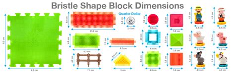 PicassoTiles PTB100 100pcs Bristle Shape 3D Building Blocks Tiles Farm ...