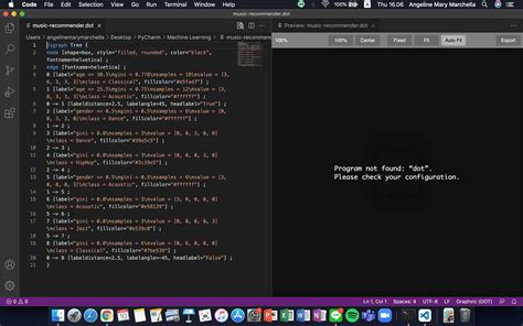 Python Graphviz DOT Preview Doesn T Work VSCode Stack Overflow