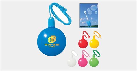 Custom Printed 1 33 Oz Round Bubble Dispenser With Your Logo