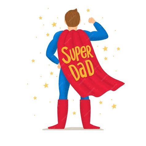 Premium Vector Happy Super Daddy Day Happy Fathers Day Super Dad Banner