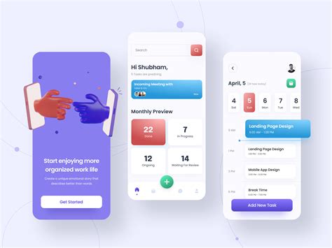 Task Manager Mobile App UI Design Concept V By TechEniac Services LLP On Dribbble