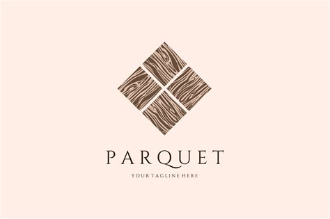 Wood Parquet Floor Logo Vector Design Graphic By 98vector · Creative