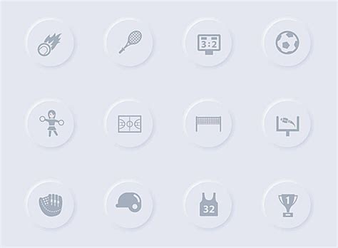 Round Rubber Buttons With Gray Dental Icons For Design And Promotion Vector Ui Design Icons
