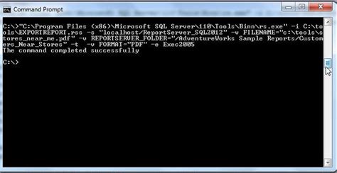 SSRS RS EXE Utility