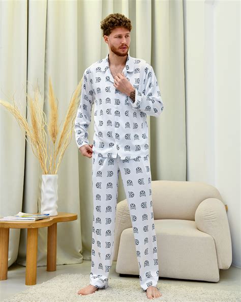 Піжама Чоловіча з байки Brandon Синій