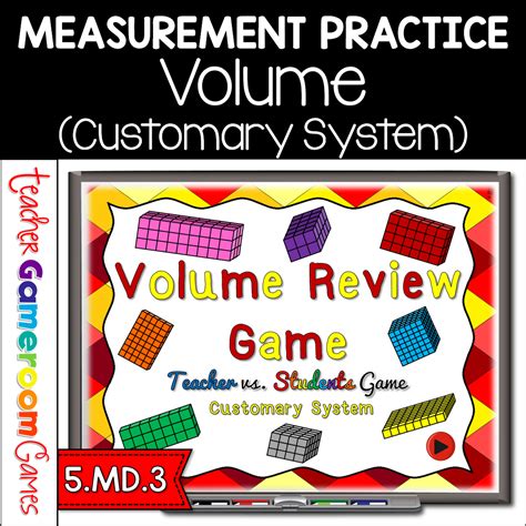Volume Of Rectangular Prisms Teacher Vs Babe Powerpoint Game Cover Teacher Gameroom