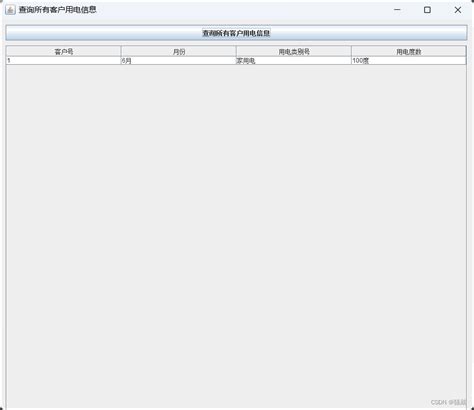 某电力公司收费管理系统【gui swing mysql】（java课设） 某电力公司收费管理信息系统 csdn博客