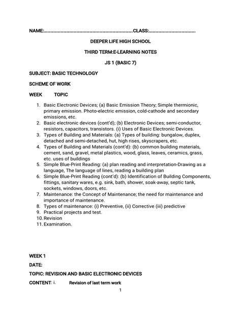 basic technology jss1 pdf transistor semiconductors