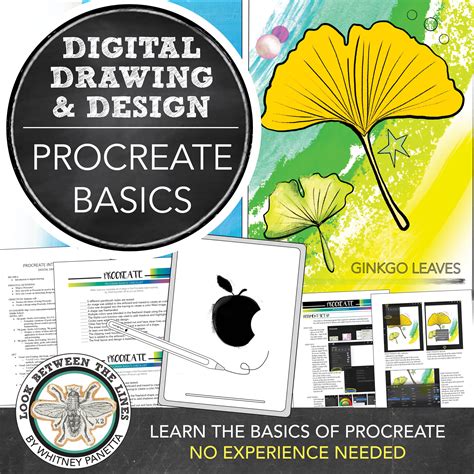 Procreate Tutorial Middle High Babe Digital Art Project Activity Look Between The Lines