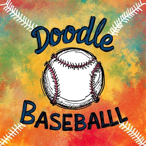 Playful Doodle Baseball Art For Sports Enthusiasts Premium Ai
