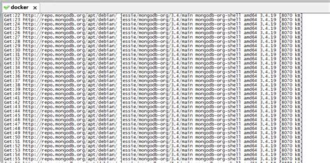 Get Repo Mongodb Org Apt Debian Jessie Mongodb Org Main Mongodb Org Shell Amd