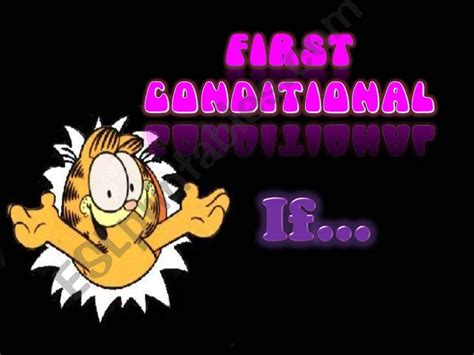 Esl English Powerpoints First Conditional