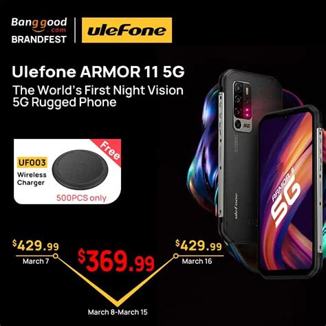 Ulefone Armor G Available For With A Free Wireless Charger