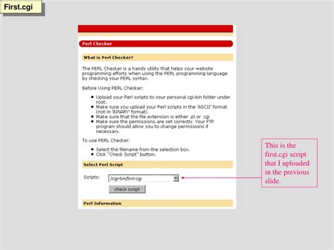 Ppt Introduction To Cgiperl Powerpoint Presentation Free Download