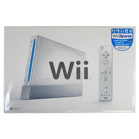 Nintendo Wii System Rvl 001 White Retro Mtl