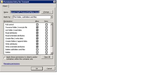 Windows Folder Security Issues Data Storage Backup And Recovery
