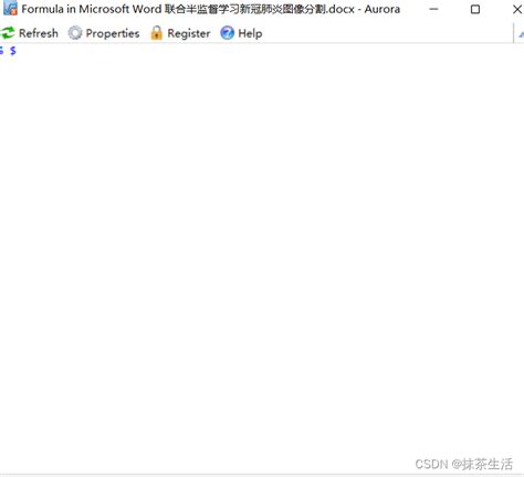 使用aurora在word里面编写伪代码伪代码编辑器 Csdn博客