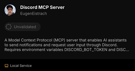 Discord Mcp Server Mcp Servers · Lobehub Discord Mcp Server Mcp Servers · Lobehub