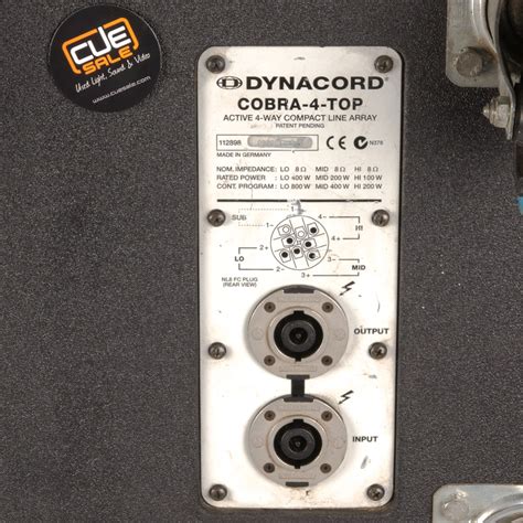 Dynacord COBRA 4 TOP 3 Way Active CUE Sale
