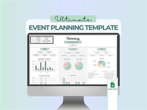 Ultimate Event Planning Template For Google Sheets Automated Event Planner Event Budget