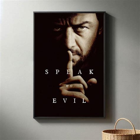 Speak No Evil Movie Poster High Quality Canvas Print I 2024 Movie