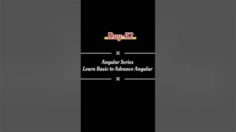Day 52 Angular 17 Learn Angular Basic To Advance Setup Angular Angular Angular17