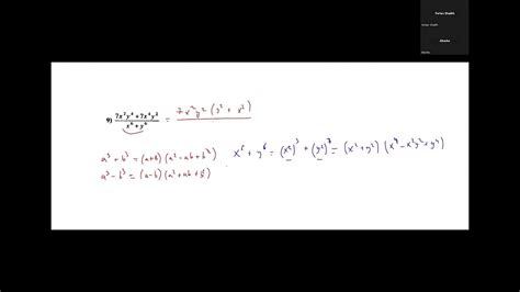 Rational Expression Simplification Equations Youtube