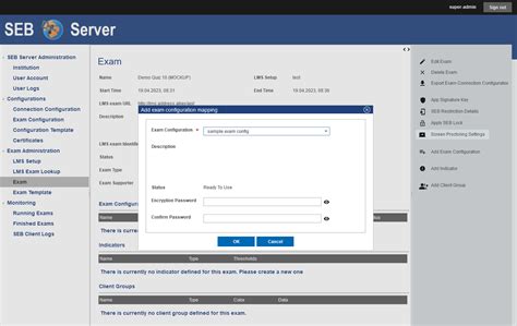 Prepare Exam — Seb Server Documentation