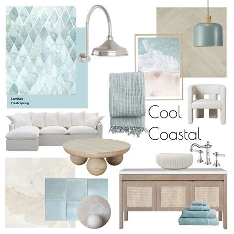 Cool Coastal Interior Design Mood Board By Elizabeth G Interiors