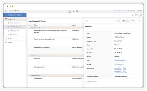 免费作业跟踪管理软件 Zoho Creator