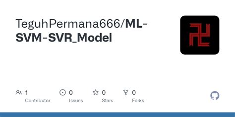 GitHub TeguhPermana666 ML SVM SVR Model