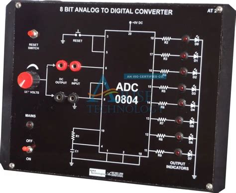 4 bit analog to digital converter at ₹ 1800 educational trainer in