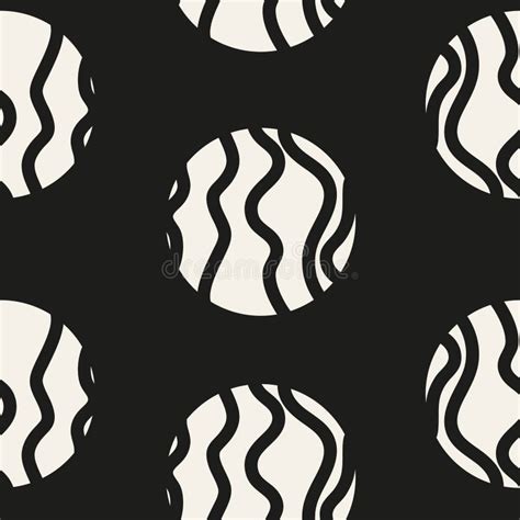Seamless Pattern Modern Stylish Abstract Texture Stock Illustration