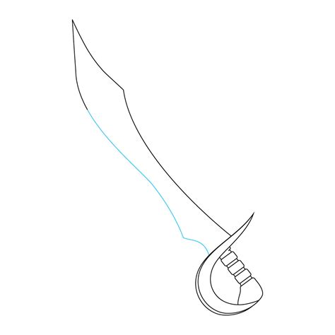 How To Draw A Sword Step By Step