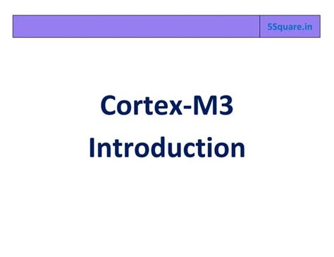 cortex m3 lpc1768 introduction pdf