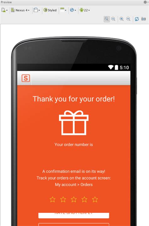 Android Custom Ratingbar Shows Different Number Of Stars When On Api