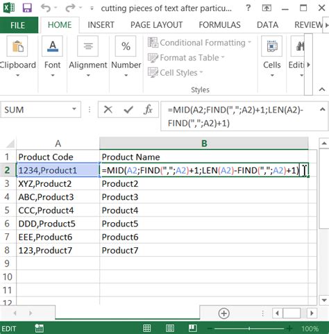 Excel Text Cutting After Specific Character Free Online Tutorial Library