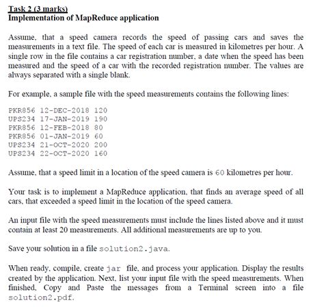 Solved Task 2 3 Marks Implementation Of Mapreduce
