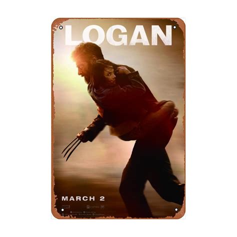 Buy Kasdbopa Logan Movie Wolverine Hugh Jackman Doris Morgado Retro Tin