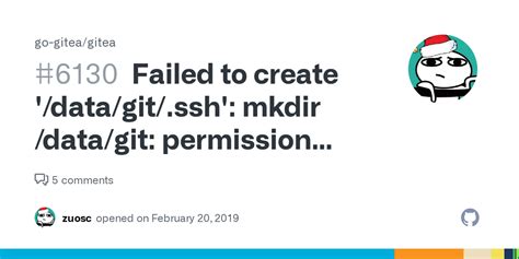 failed to create data git ssh mkdir data git permission denied