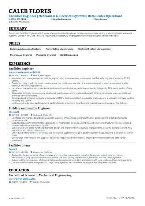 6 Successful Infrastructure Engineer Resume Examples And Writing Tips For 2024