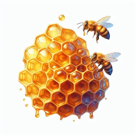 Panal De Abejas Foto Premium
