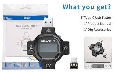 USB Tester Voltage Power Meter Type C Power Tester USB Digital Tester Multimeter USB C Power