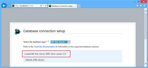 sql database continuous integration with team city