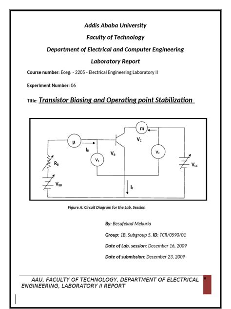 Lab Report 6 Pdf Amplifier Transistor